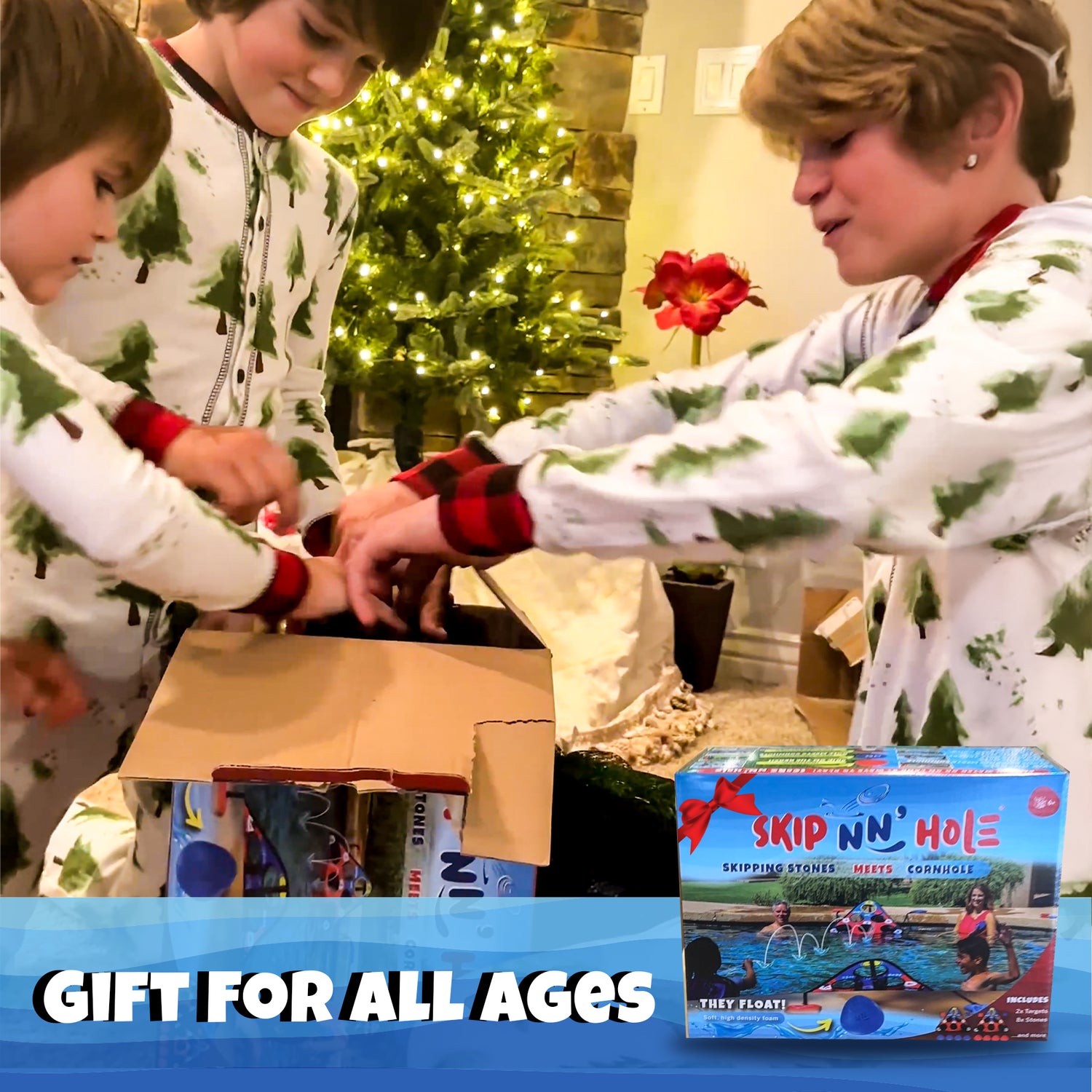 SKIP NN' HOLE GAME SET | Stone Skipping Meets Cornhole | Targets and S