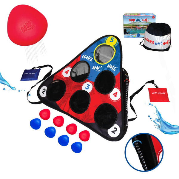 SKIP NN' HOLE STARTER SET - STONNE SKIPPING MEETS CORNHOLE